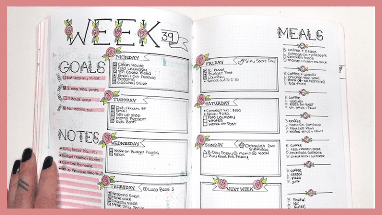 Finding Your Style: Bullet Journal Weekly Layout ⋆ The Petite Planner