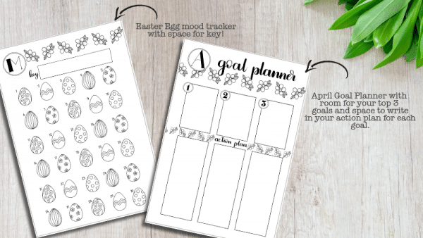 April 2019 Printable Bullet Journal Setup ⋆ The Petite Planner