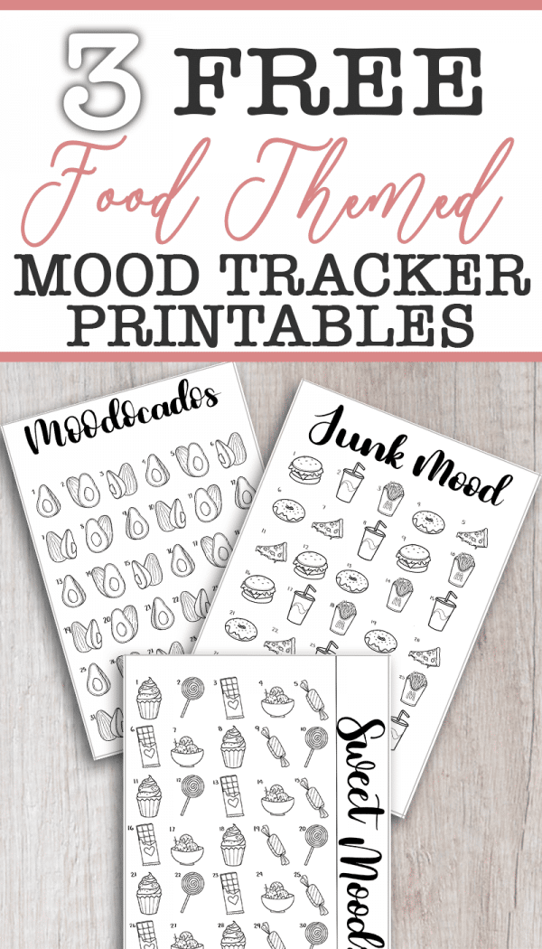 3 Free Food Themed Mood Tracker Printables ⋆ The Petite Planner