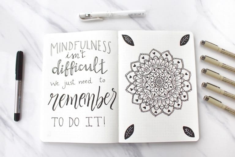 How Doodling Can Help With Relaxation and Mindfulness ⋆ The Petite Planner
