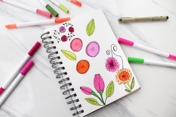 How Doodling Can Help With Relaxation and Mindfulness ⋆ The Petite Planner