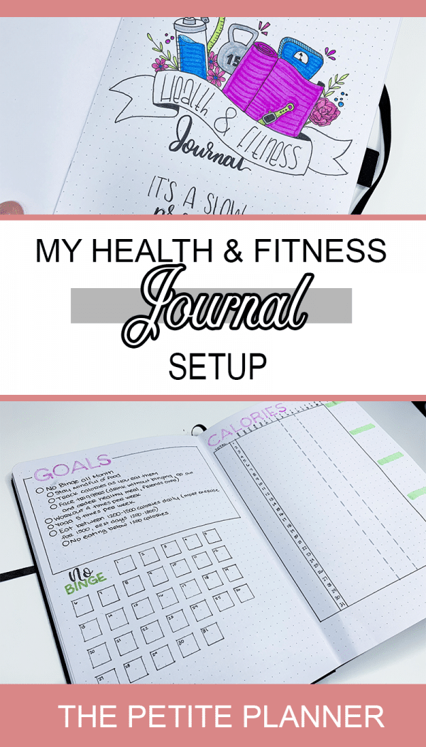 May 2019 Health and Fitness Journal Setup ⋆ The Petite Planner