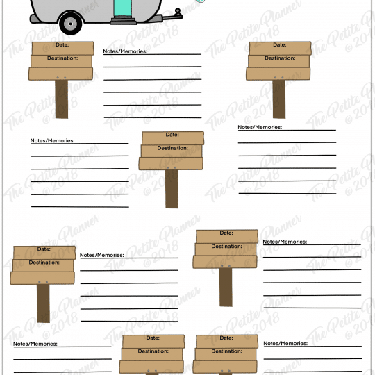 Adventure Log ⋆ The Petite Planner