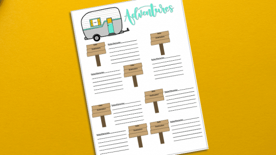 Adventure Log ⋆ The Petite Planner