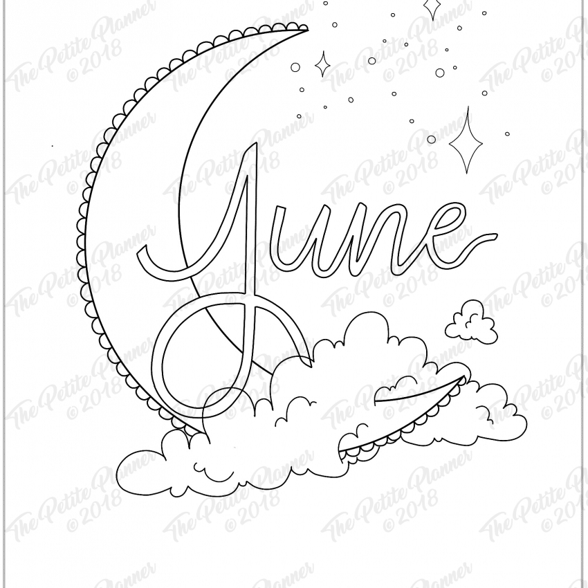 June 2019 Printable Bullet Journal Setup ⋆ The Petite Planner