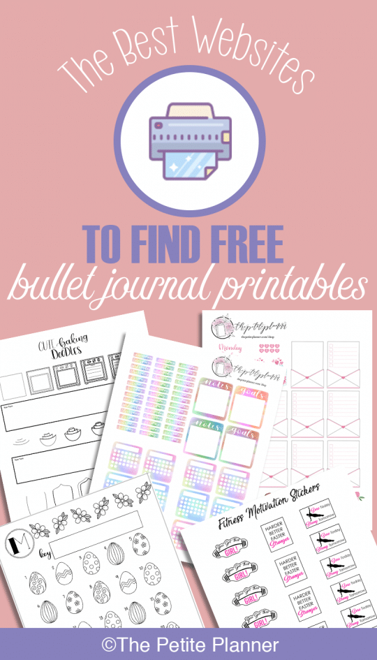 Free Bullet Journal Printables: The Best Websites to Get Them From ⋆ ...
