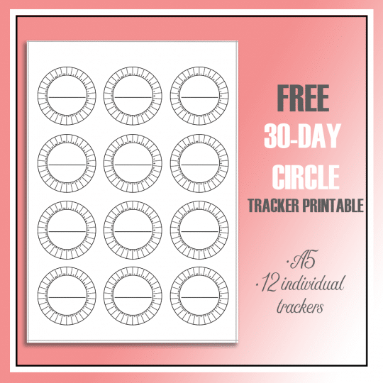 5 Free Printable Habit Trackers ⋆ The Petite Planner