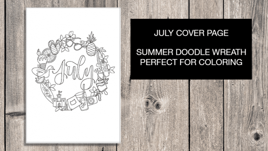 JULY 2019 Printable Bullet Journal Setup ⋆ The Petite Planner