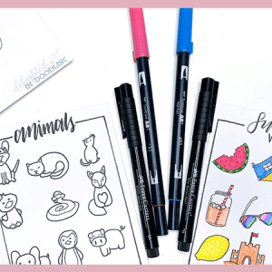 Learn How to Doodle in an Hour or Less - The Petite Planner