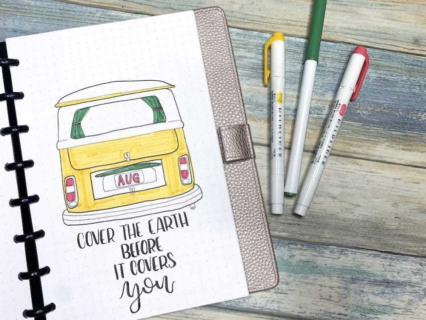 12 Months of Free Cover Page Printables for Your Bullet Journal ⋆ The ...