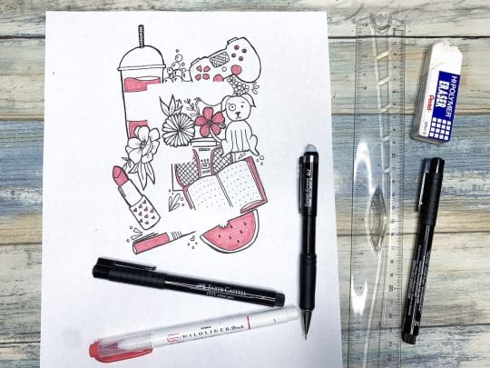 Learn to Doodle Step By Step! 11 Simple Doodles to Try!