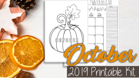 October 2019 Bullet Journal Printable Setup ⋆ The Petite Planner