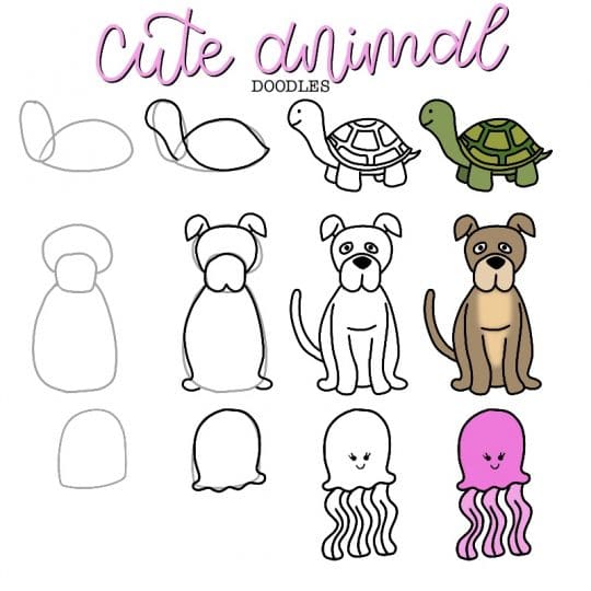 Cute and Easy Doodles for Beginners ⋆ The Petite Planner