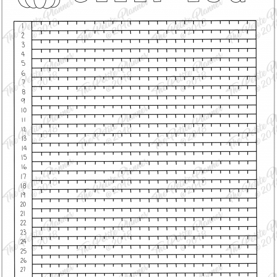 October 2019 Bullet Journal Printable Setup ⋆ The Petite Planner