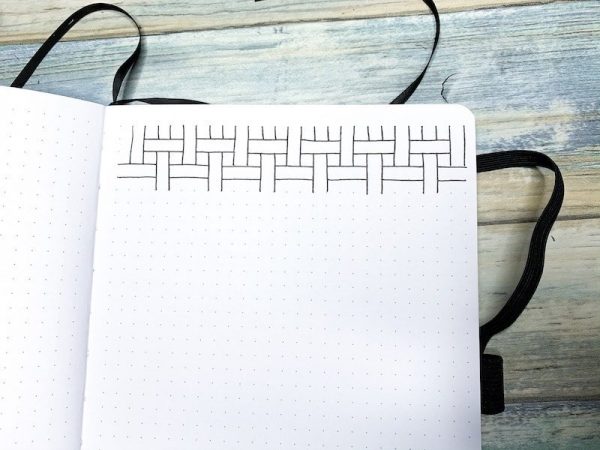 How to Draw: Basket Weave Pattern Tutorial ⋆ The Petite Planner