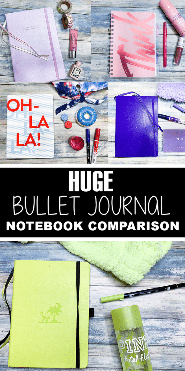 Huge Bullet Journal Notebook Comparison for 2020 ⋆ The Petite Planner