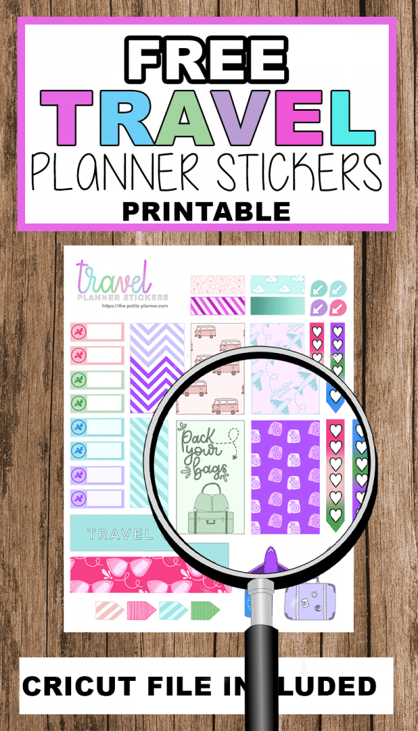 Free Printable Travel Planner Stickers ⋆ The Petite Planner