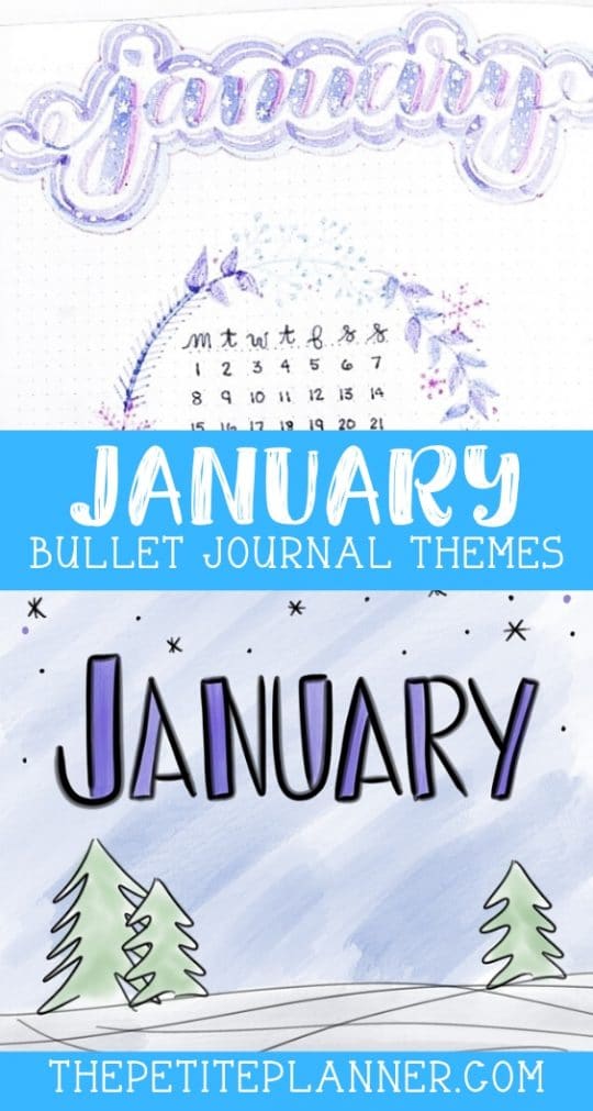 January Bullet Journal Ideas & Spreads for 2020 ⋆ The Petite Planner