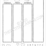 February 2020 Printable Bullet Journal Kit ⋆ The Petite Planner