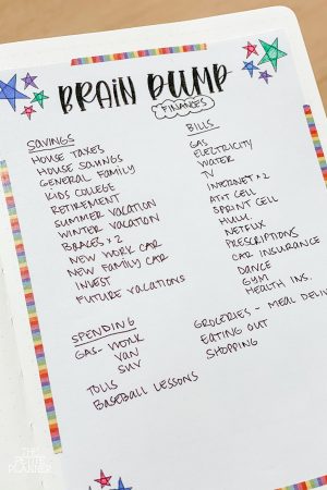 How to Do a Brain Dump & Why You Should ⋆ The Petite Planner