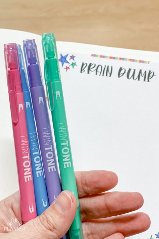 How to Do a Brain Dump & Why You Should ⋆ The Petite Planner