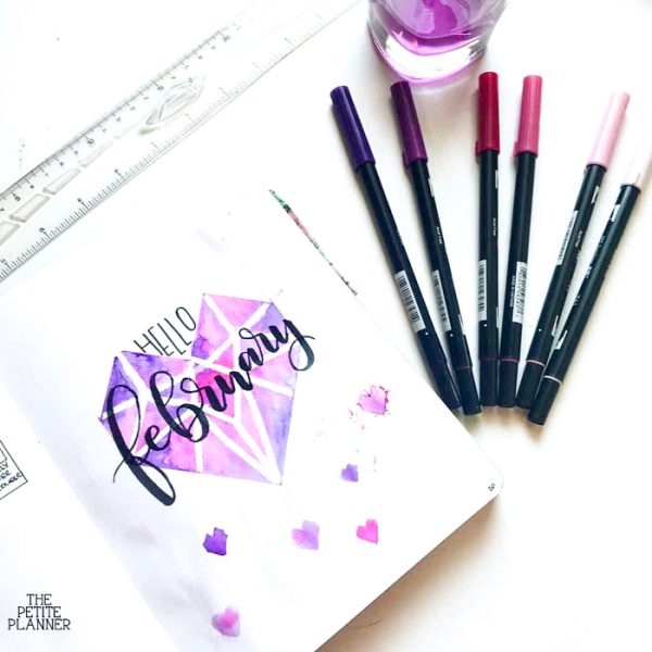 February Bullet Journal Ideas (With Video!) ⋆ The Petite Planner