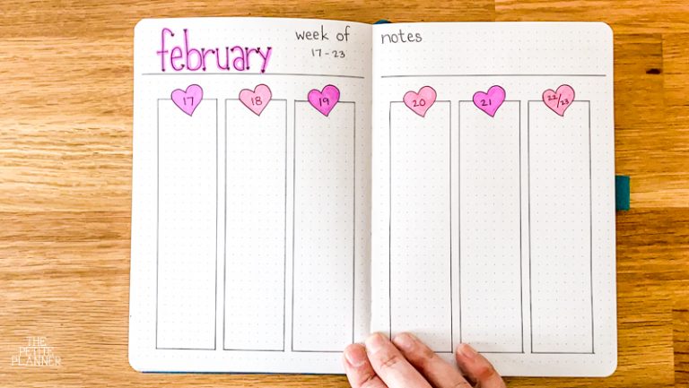 February Bullet Journal Ideas (With Video!) ⋆ The Petite Planner