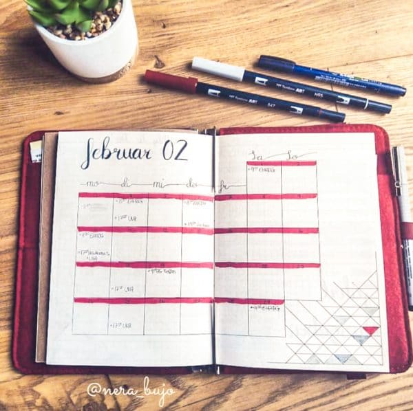 February Bullet Journal Ideas (With Video!) ⋆ The Petite Planner