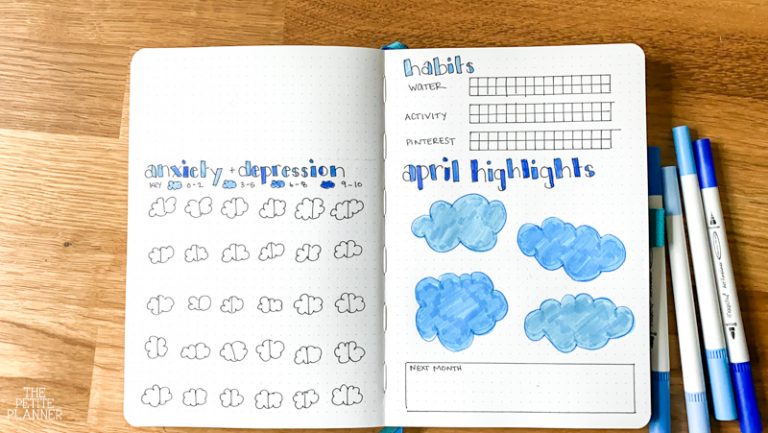 April Bullet Journal Ideas & Plan with Me (w/ VIDEO!) ⋆ The Petite Planner