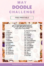 May Doodle Challenge (with Free Printable) ⋆ The Petite Planner