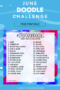 June Doodle Challenge Prompts & Free Printable
