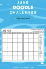 June Doodle Challenge Prompts & Free Printable