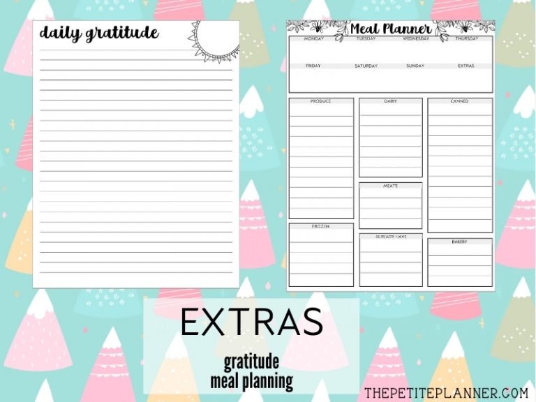 AUGUST journal theme FEAT. nature (PRINT & CUSTOMIZE)