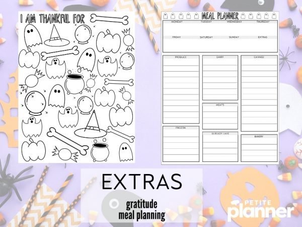 Printable HALLOWEEN Bullet Journal Theme for October (Full Setup)