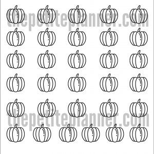 Printable OCTOBER Bullet Journal Theme (Pumpkins!)