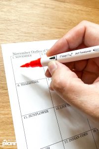 Try it! November Doodle Challenge with FREE Printable!