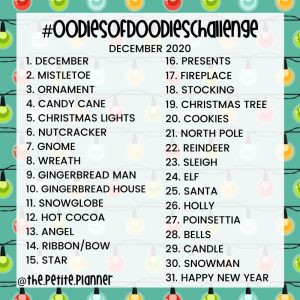 DECEMBER Doodle Challenge (with FREE Printable!)