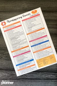 FREE Printable Thanksgiving Checklist - Download & plan with ease!