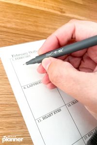 February Drawing a Day Challenge with FREE Printable! Get Creative!