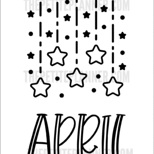Printable April Bullet Journal 2021 (Works for Any Year)