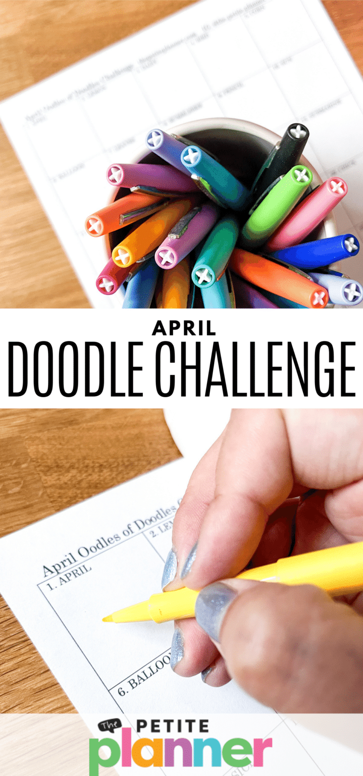 April Doodle Challenge 2021 ⋆ The Petite Planner