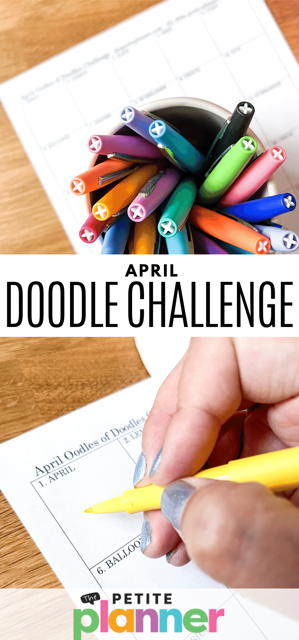 April Doodle Challenge 2021 ⋆ The Petite Planner
