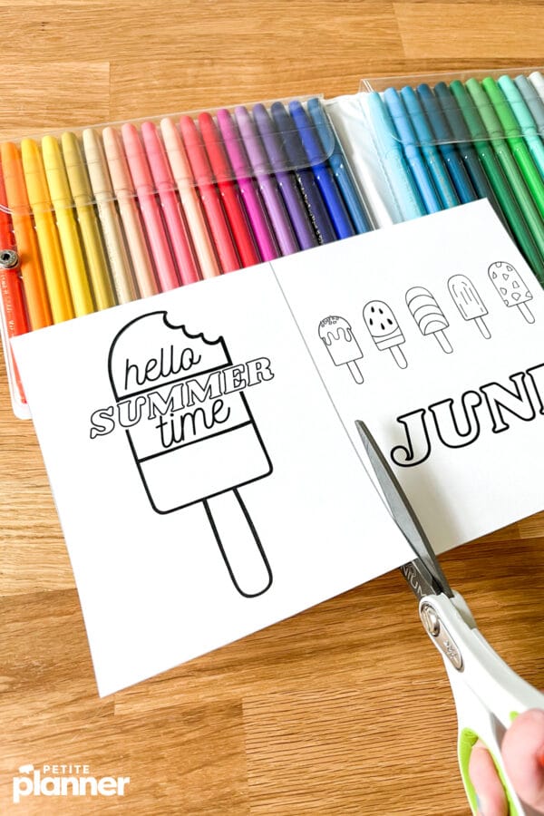 Summer Themed June Bullet Journal Printable (Great for Any Year!)