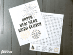 New Years Word Search Printable for New Year's Eve Celebration!