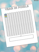 Year in Pixels Chart ⋆ The Petite Planner