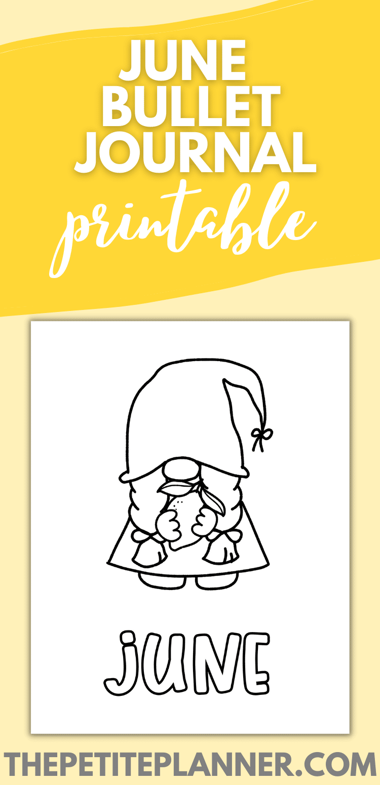30+ June Bullet Journal Ideas & FREE Printable Cover Pages
