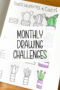 Monthly Drawing Challenge (Free Printables)