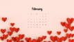 Free February Wallpaper for Desktop & Phones!