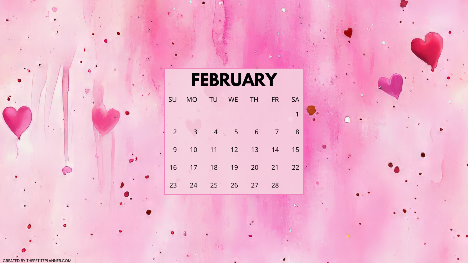 Free February Wallpaper for Desktop