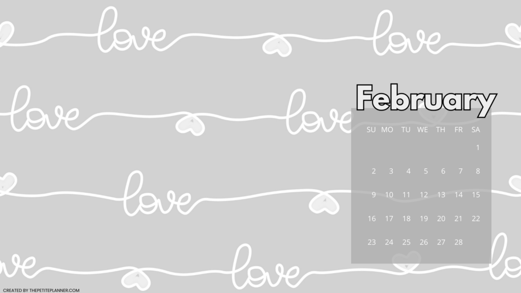 Free February Wallpaper for Desktop